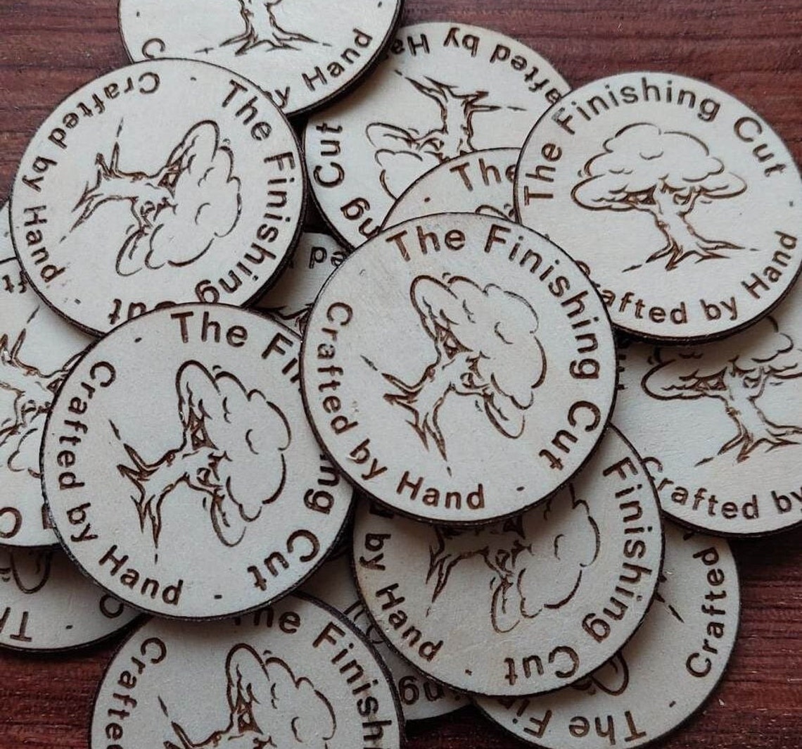 Makers Marks/ Makers Coins Laser Cut and Engraved Makers Mark Design ...