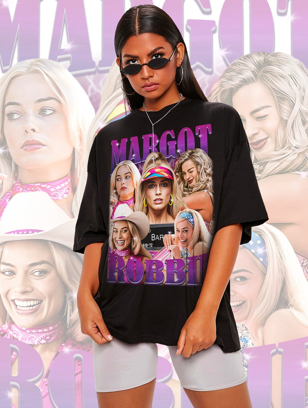 Retro Margot Robbie Shirt margot Robbie Tshirt,margot Robbie T-shirt ...