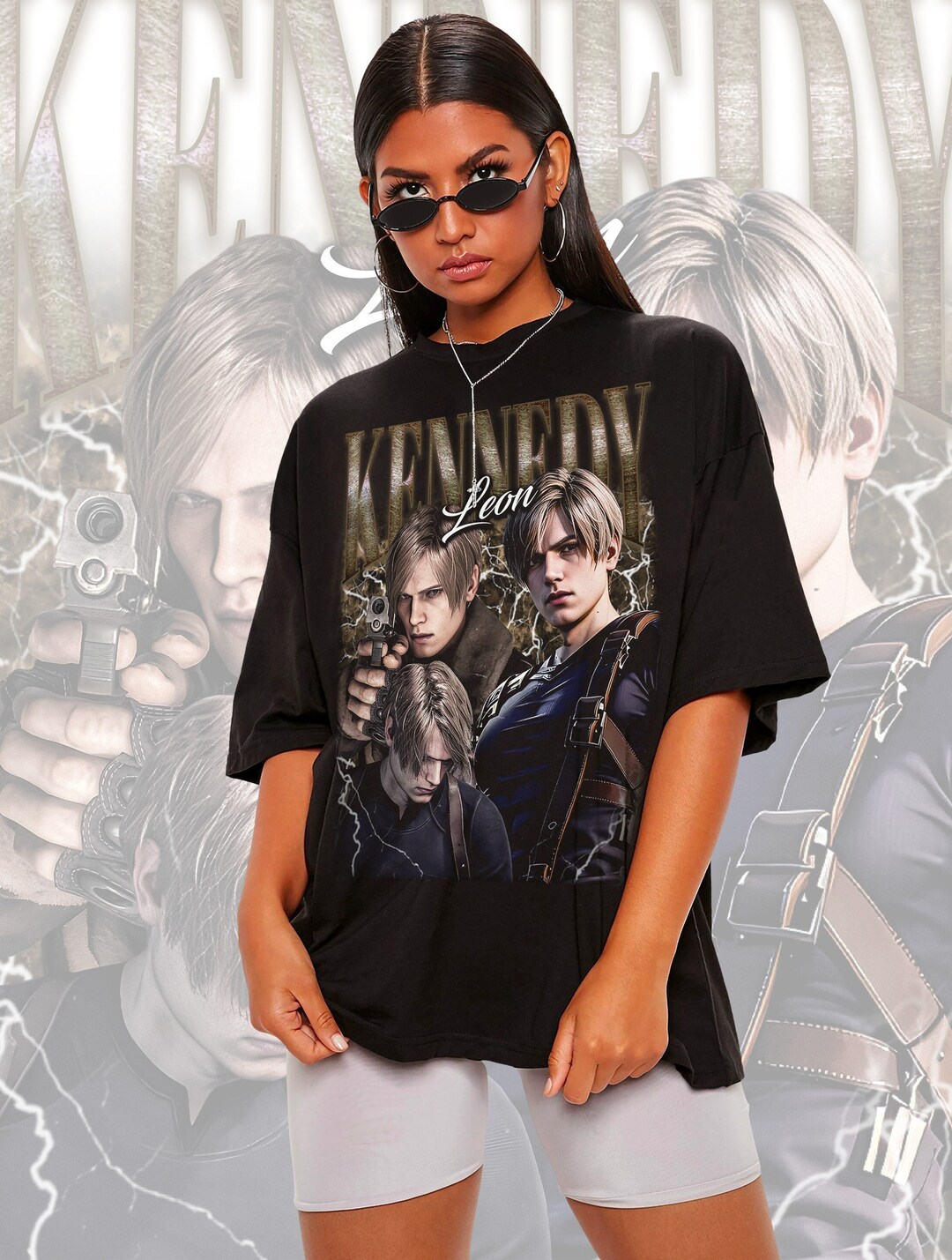 Limited Leon S. Kennedy Vintage T-shirt, Gift for Women and Man Unisex ...
