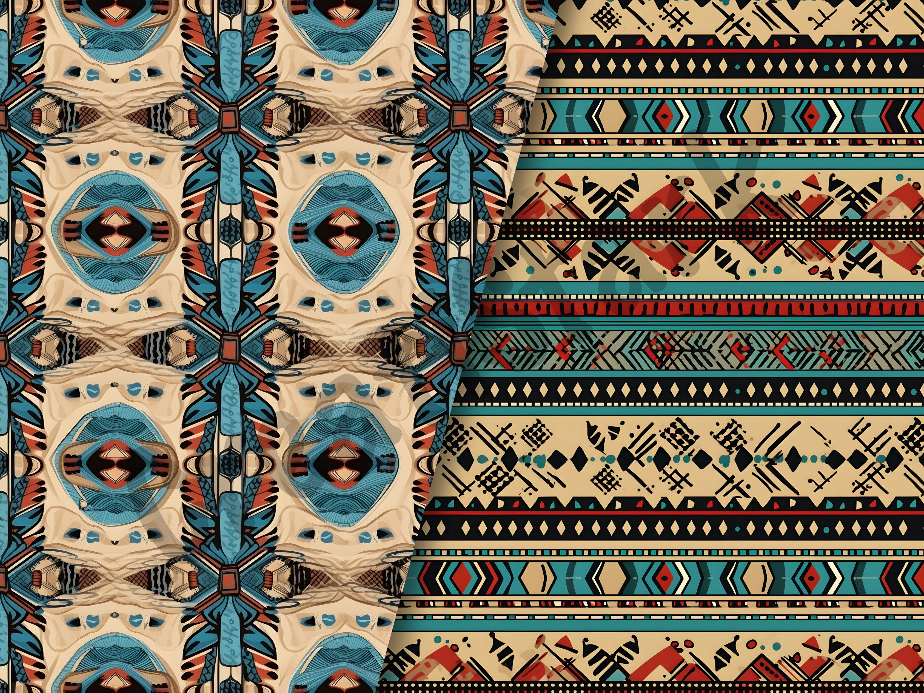 Native American Pattern Background