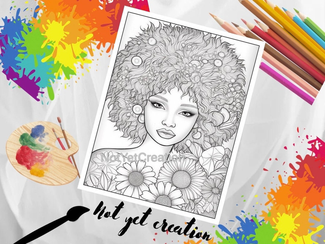 3 Digital Coloring Pages per Order .. for Adults and Kids - Etsy