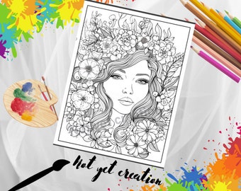 3 Digital Coloring Pages per Order .. for Adults and Kids - Etsy