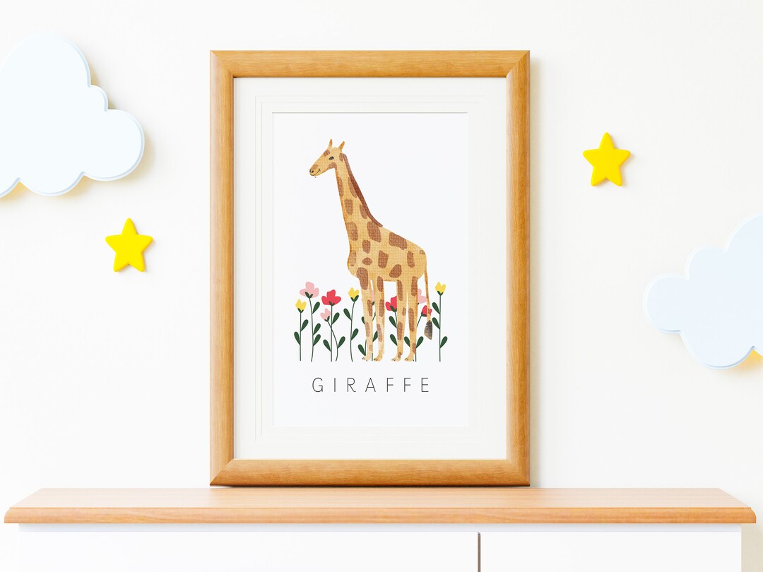 Set of 9 Animal Posters, Printable Posters for Kids, Wall Art for Kids ...