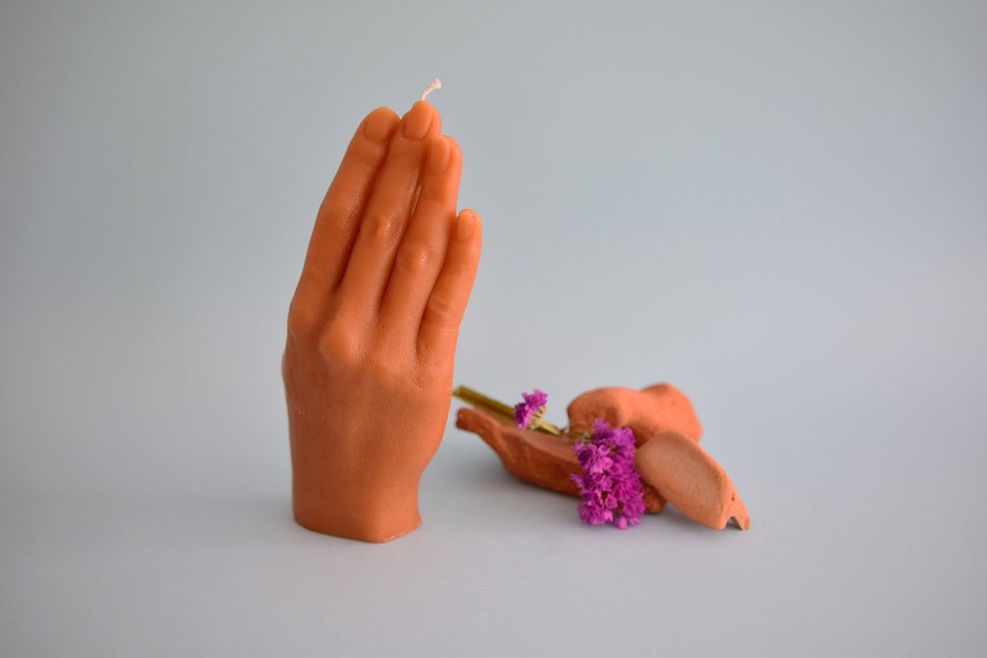Hand Candle - Beeswax - Shaped Candles - Votive Offerings - Tamata ...