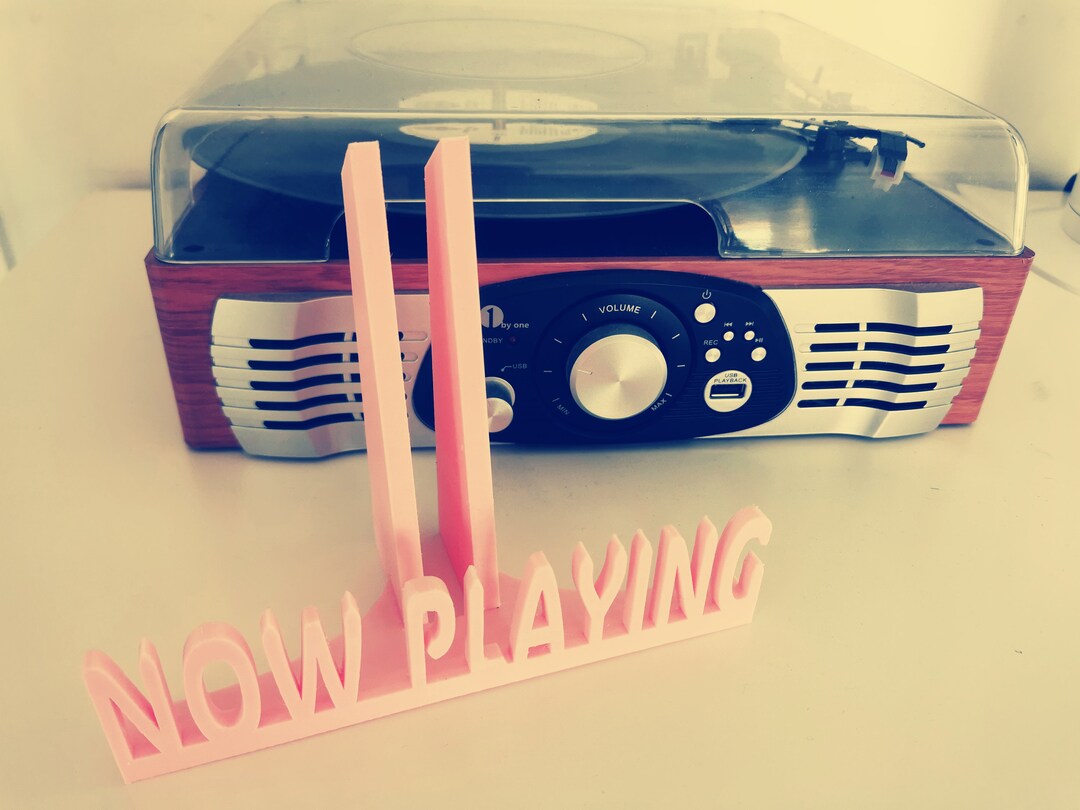 Now Playing Free Standing Vinyl Record Display Stand Ideal - Etsy UK