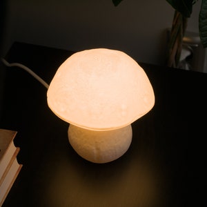 Table Lamp Edulis Fungus - Small Organic Mushroom Lamp - Nightstand ...