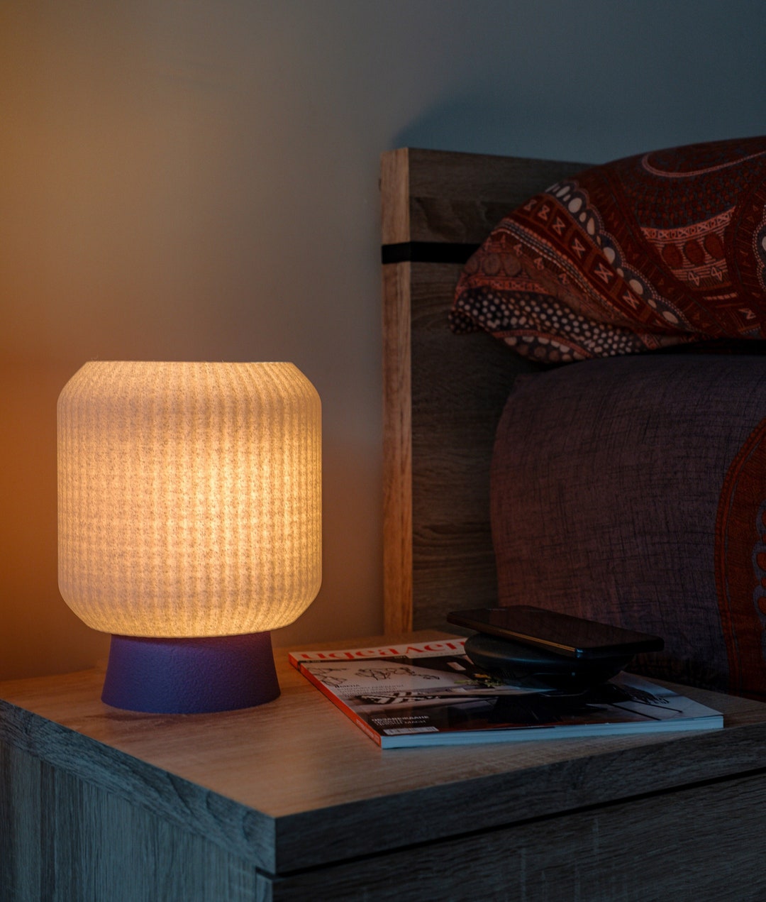 Small Bedside Lamp Mid Century Table Lamp Night Lamp Small Decor Lamp ...
