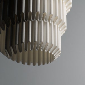 Modern Wavy Lamp Shade Ripple - Unfurling Ripple - Abstract Lamp Shade ...
