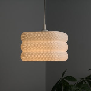 Knitted Lampshade Clara - 3D Printed Contemporary Lampshade, Mid ...
