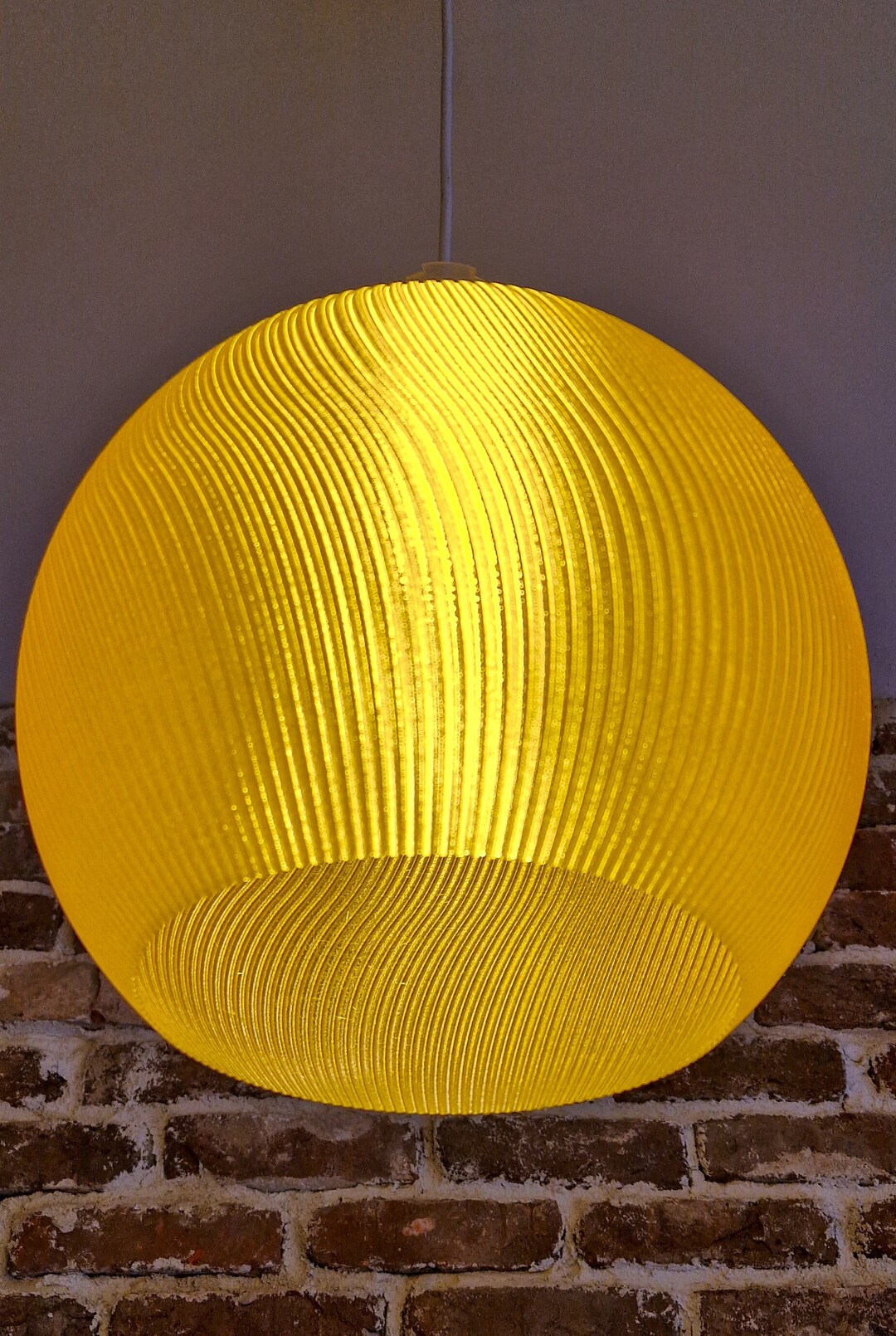 Minimal Modern Lampshade Bubblegum Contemporary Wavy - Etsy