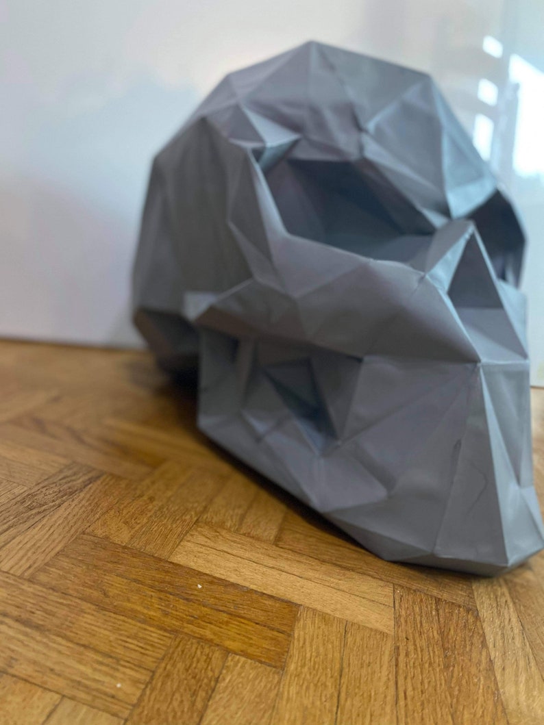 Papercraft Skull, 3D Model, PDF, Papercraft Sculpture, Pirate - Etsy