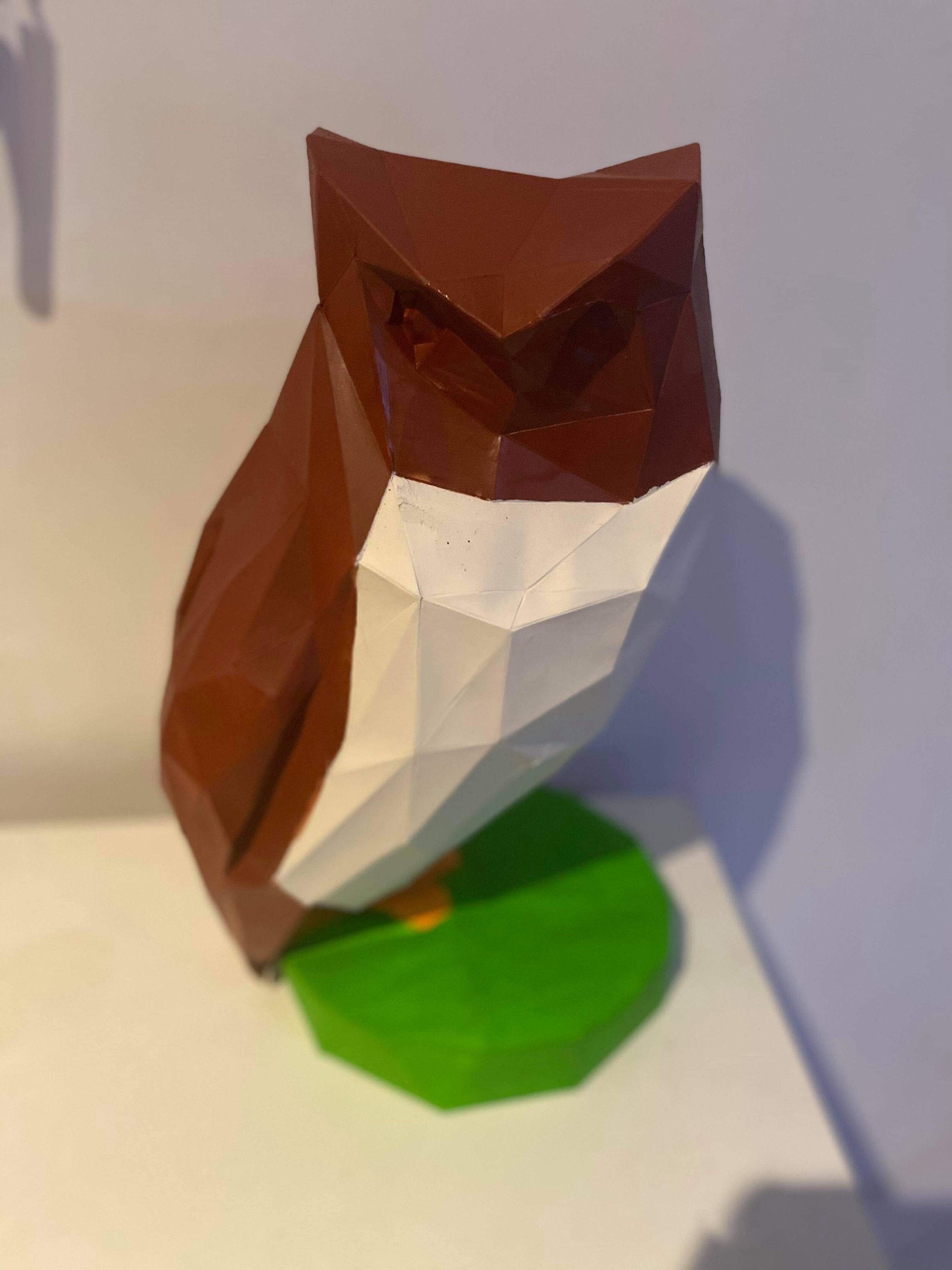 Owl, Papercraft, Papercraft Pattern, 3D Model, Pdf File, Papercraft ...