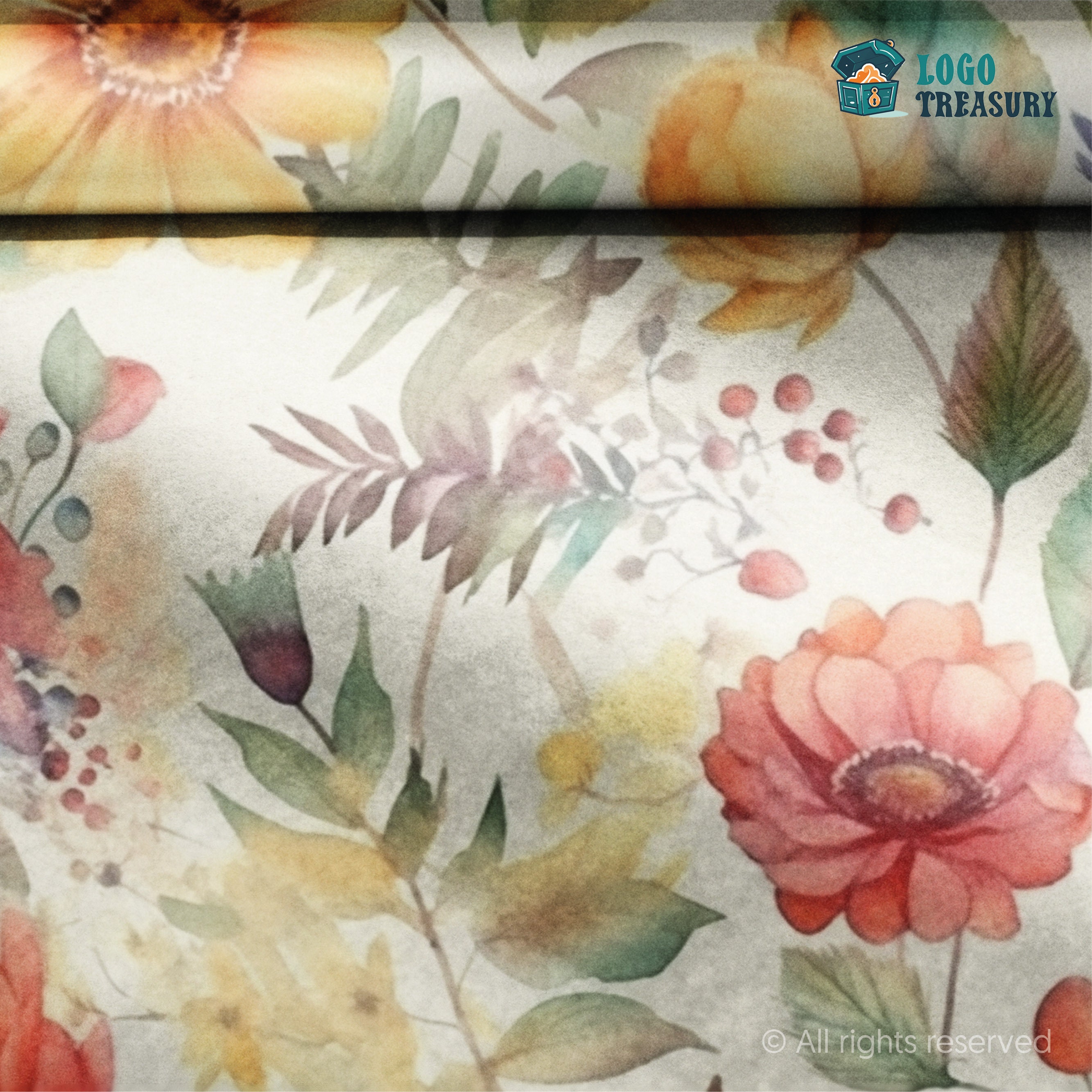 Spring Pattern - Watercolor Flowers - Seamless Patterns Bundle - Floral ...