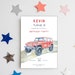 Boy Cars Theme Birthday Party, Car Racing Birthday Invitation, 7th ...
