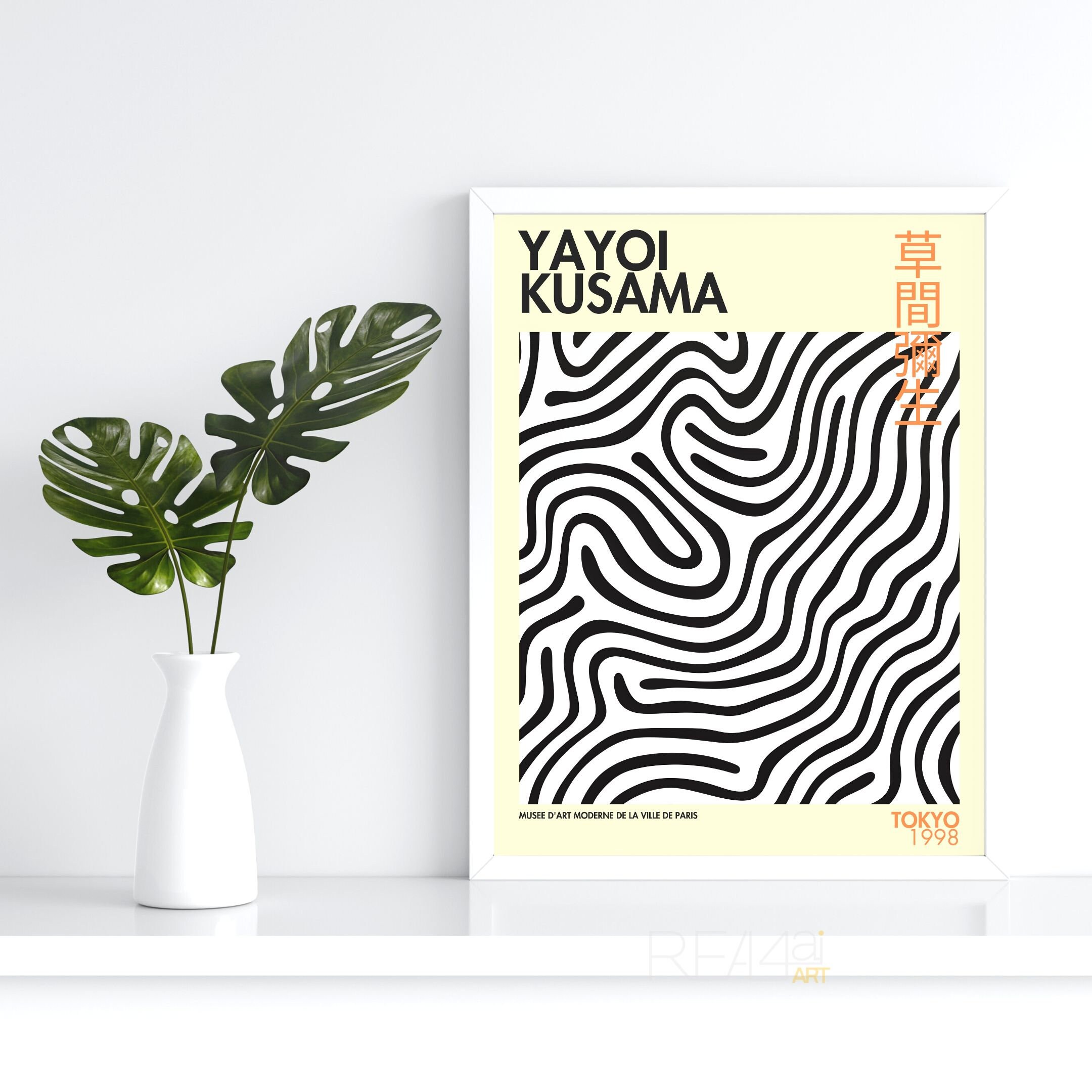 Yayoi Kusama Poster Yayoi Kusama Print Yayoi Kusama - Etsy