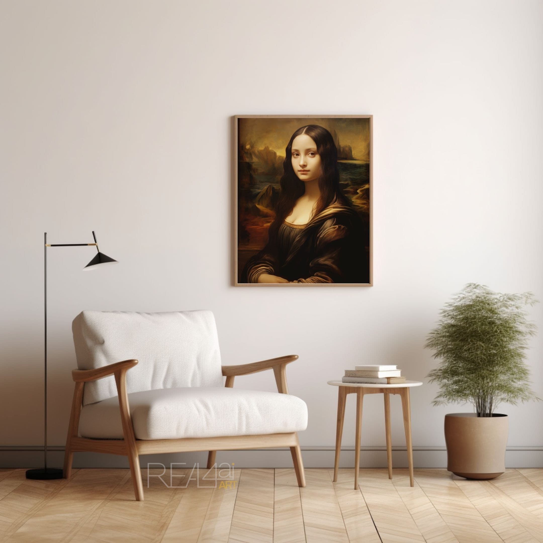 Mona Lisa Reproduction Wall Art, Da Vinci Poster, Altered Art, Digital ...