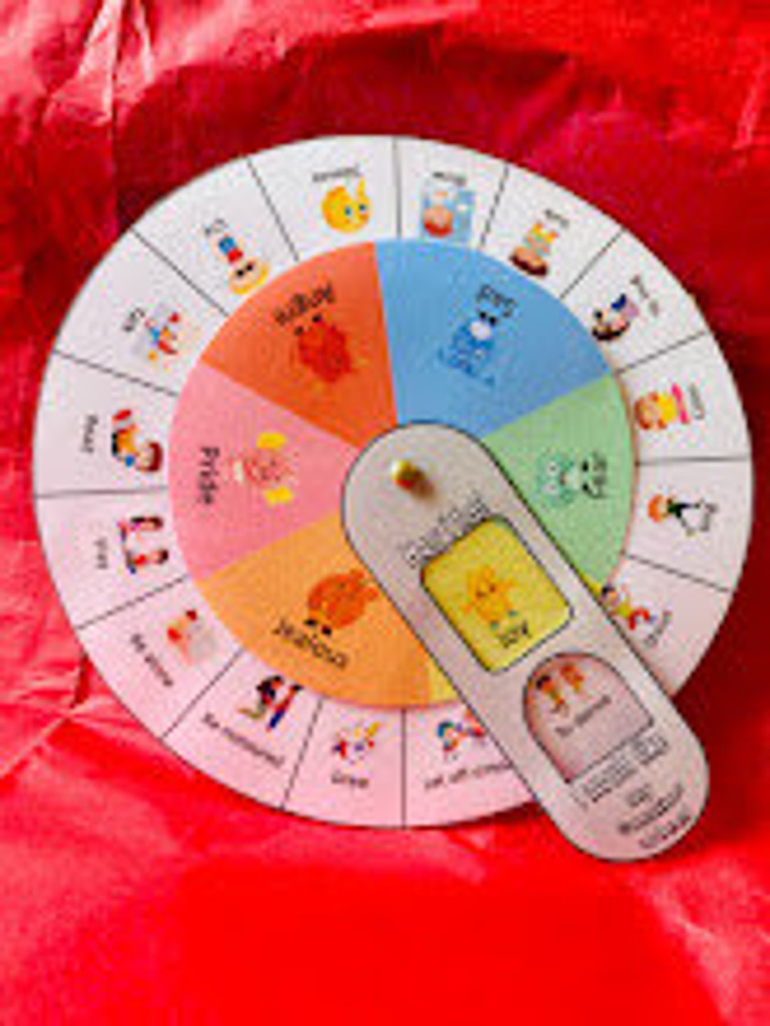 Wheel of Emotions for Children/ Understanding Their Emotions Becomes a ...