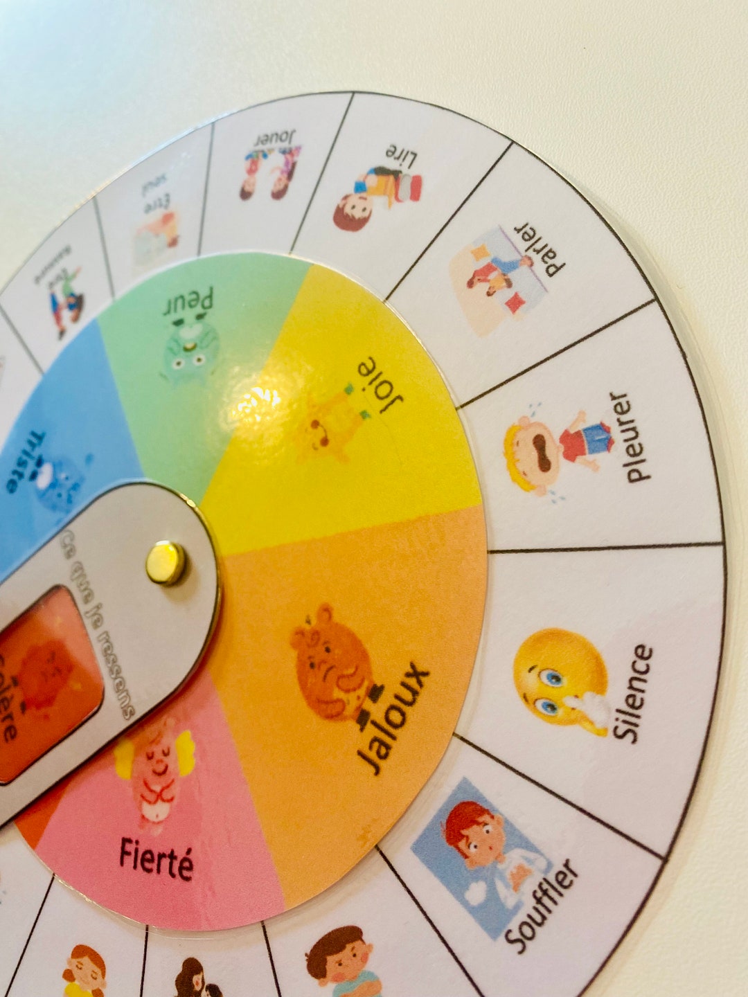 Roue des émotion NUMERIQUE pour enfant/ comprendre ses émotions devient ...