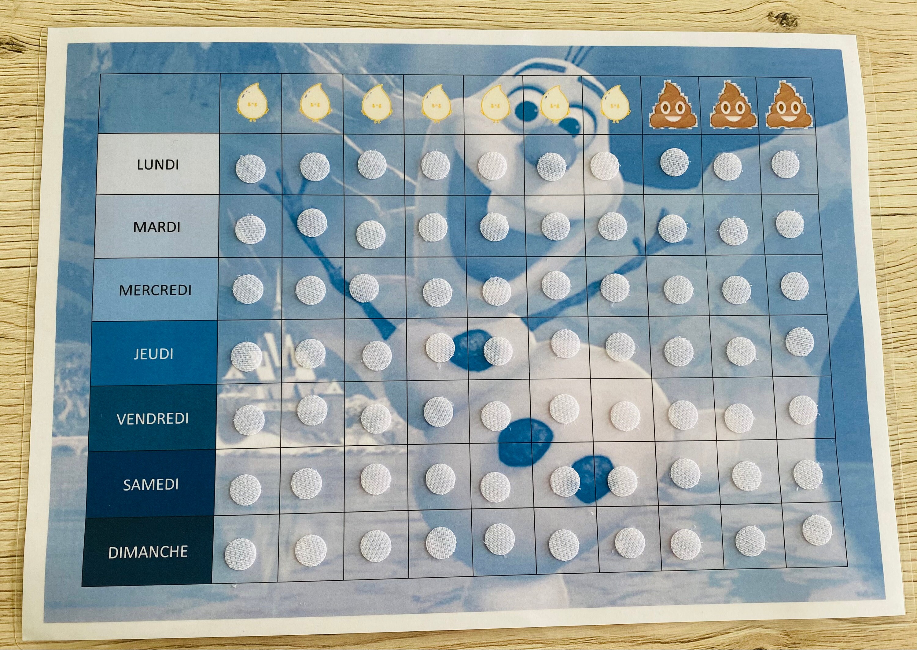 Potty Training Chart / Disney / Pee / Poop / No More Diapers / Grow up ...