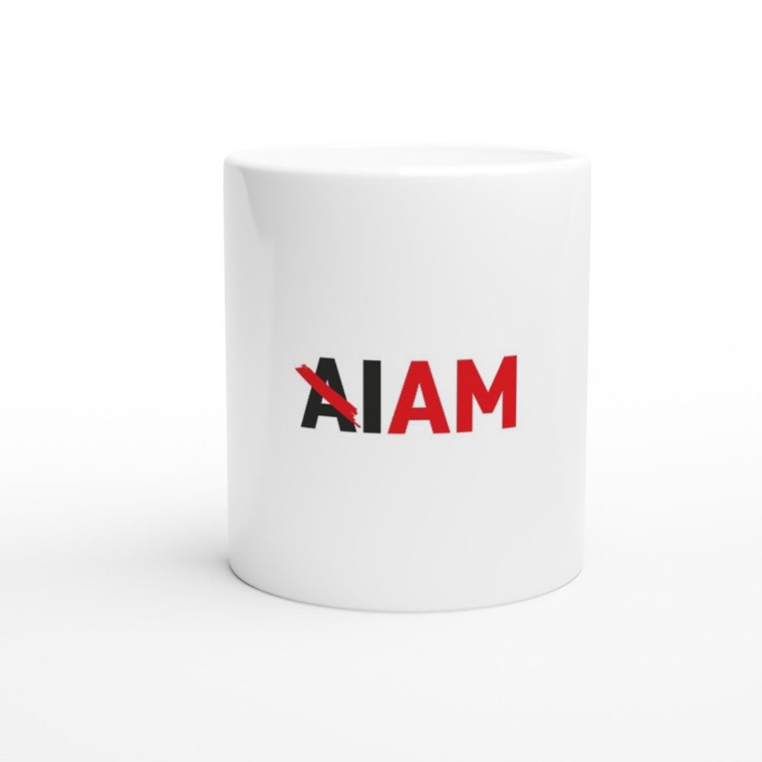 Anti AI Artificial Intelligence Ceramic Mug - Etsy