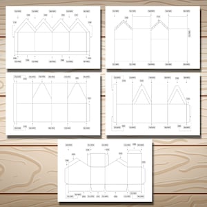 Paper House Printable Bundle | Paper Craft Kit | Printable Arts and ...
