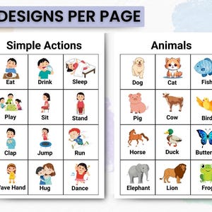 Nonverbal Communication Visual Flashcards Cards Printable Autism ...