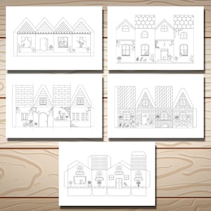 Paper House Printable Bundle | Paper Craft Kit | Printable Arts and ...