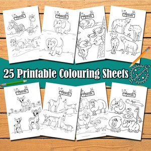 25 Printable Coloring Sheets for Kids Preschoolers Toddlers Coloring ...