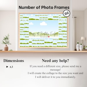 18th Birthday Photo Collage | Customizable Canva Frame Templates ...