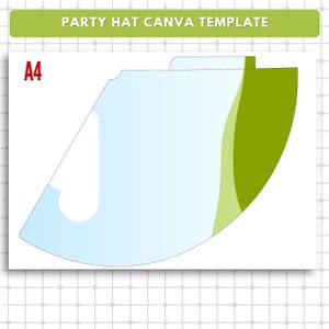 Editable Party Hat Canva Template: DIY Design (digital Download) - Etsy