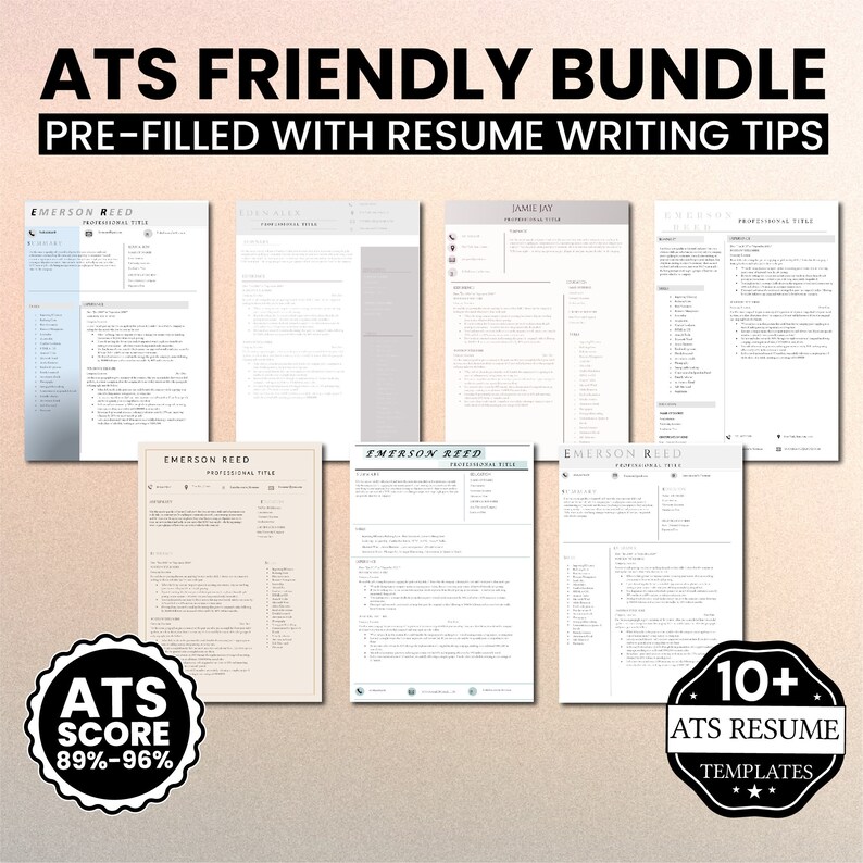 Ats Resume Template Ats Friendly Resume Ats Resume Ats - Etsy