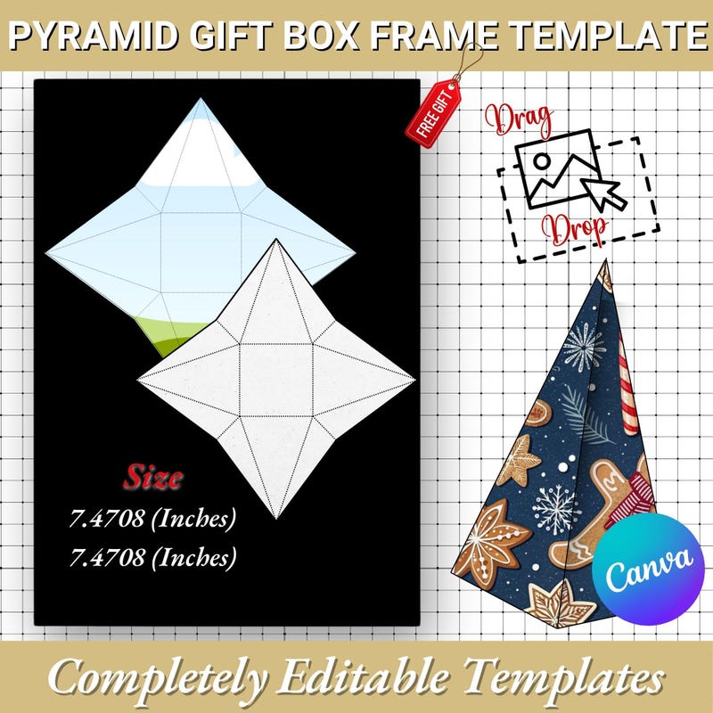 Pyramid Boxes Personalise - Etsy