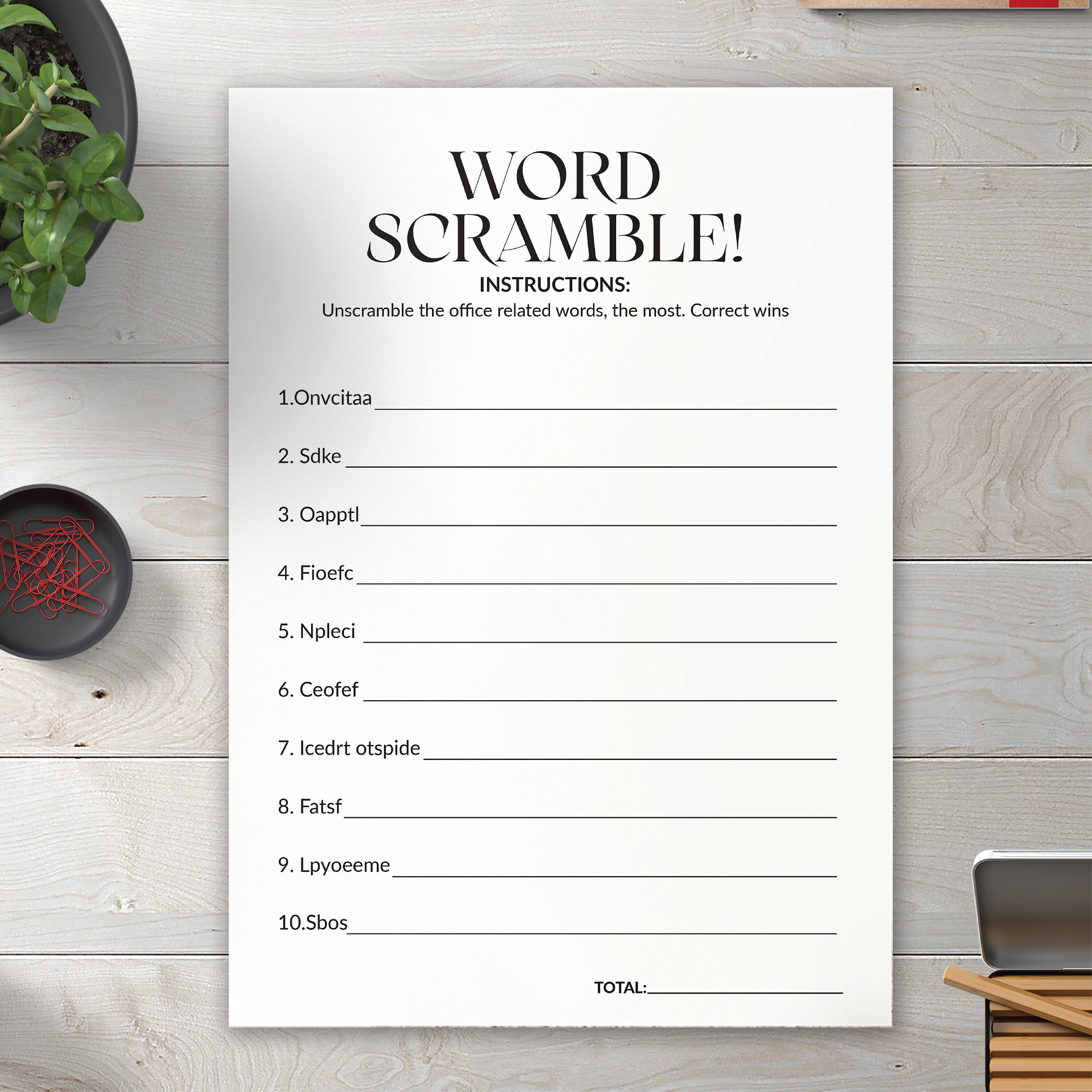 Editable Office Party Games Team Building Games Co-workers Get to Know ...