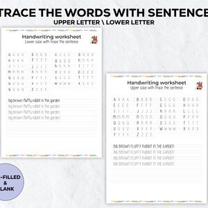 Handwriting Practice | Printable Handwriting Worksheets | Hand Writing ...