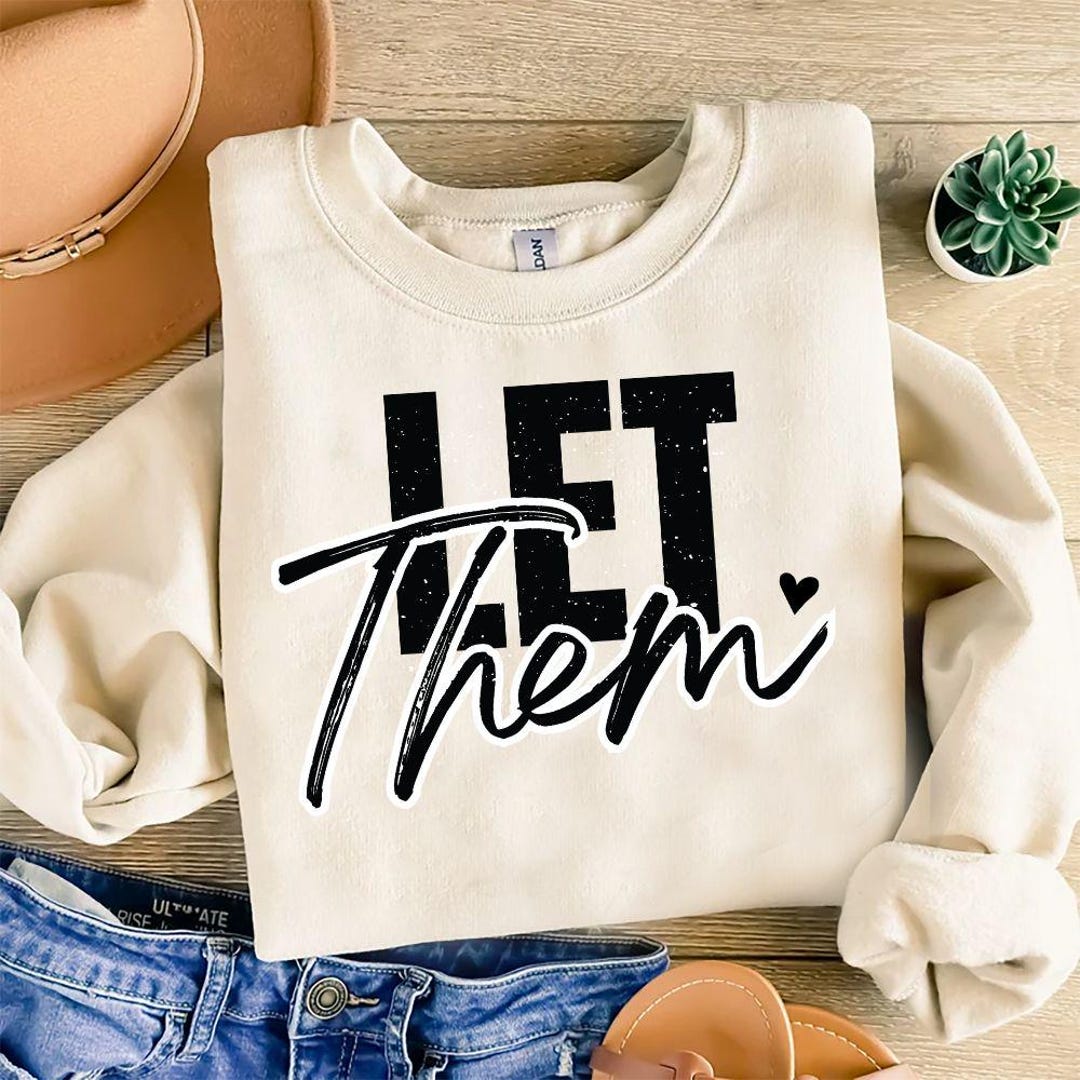 Let Them PNG |trendy Aesthetic Png |let Them Sublimation Design Png ...