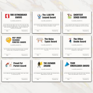 70 Funny Employee Appreciation Award Certificates: Printable ...