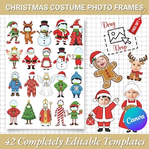 Faceless Santa Claus Template - Etsy