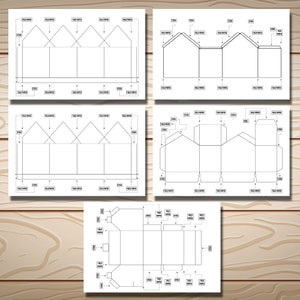 Paper House Printable Bundle | Paper Craft Kit | Printable Arts and ...