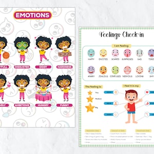 Feelings Wheel Emotion Processing Worksheets Mental Health Printable ...