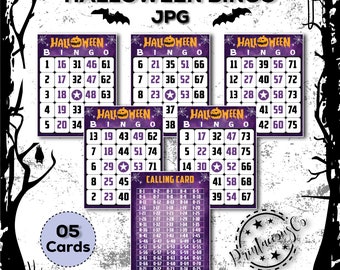Halloween Bingo Bundle | Printable Halloween Bingo | Halloween Party ...