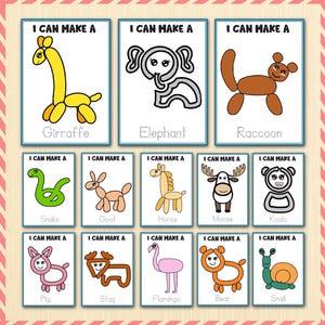 24 Printables Zoo Animals Play Doh Mats motor Skills Activitytoddler ...