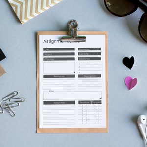 Editable Academic Planner Bundle: College Student Study Project (PDF ...