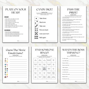 Office Party Games: Team Building Icebreaker Activities (printable PDF ...