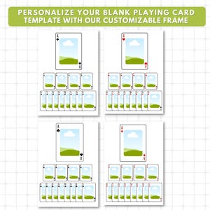 Editable Playing Card Template: Custom Photo Card Design (canva) - Etsy