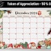 December 2024 Calendar: Editable Printable Wall Planner (PDF) - Etsy