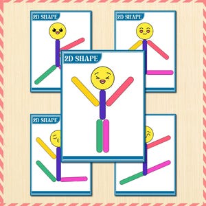 Popsicle Sticks Stickman Activity Game for Toddlers | Montessori ...