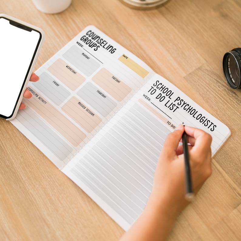 Editable School Psychologist Planner School Counselor Therapist Planner ...