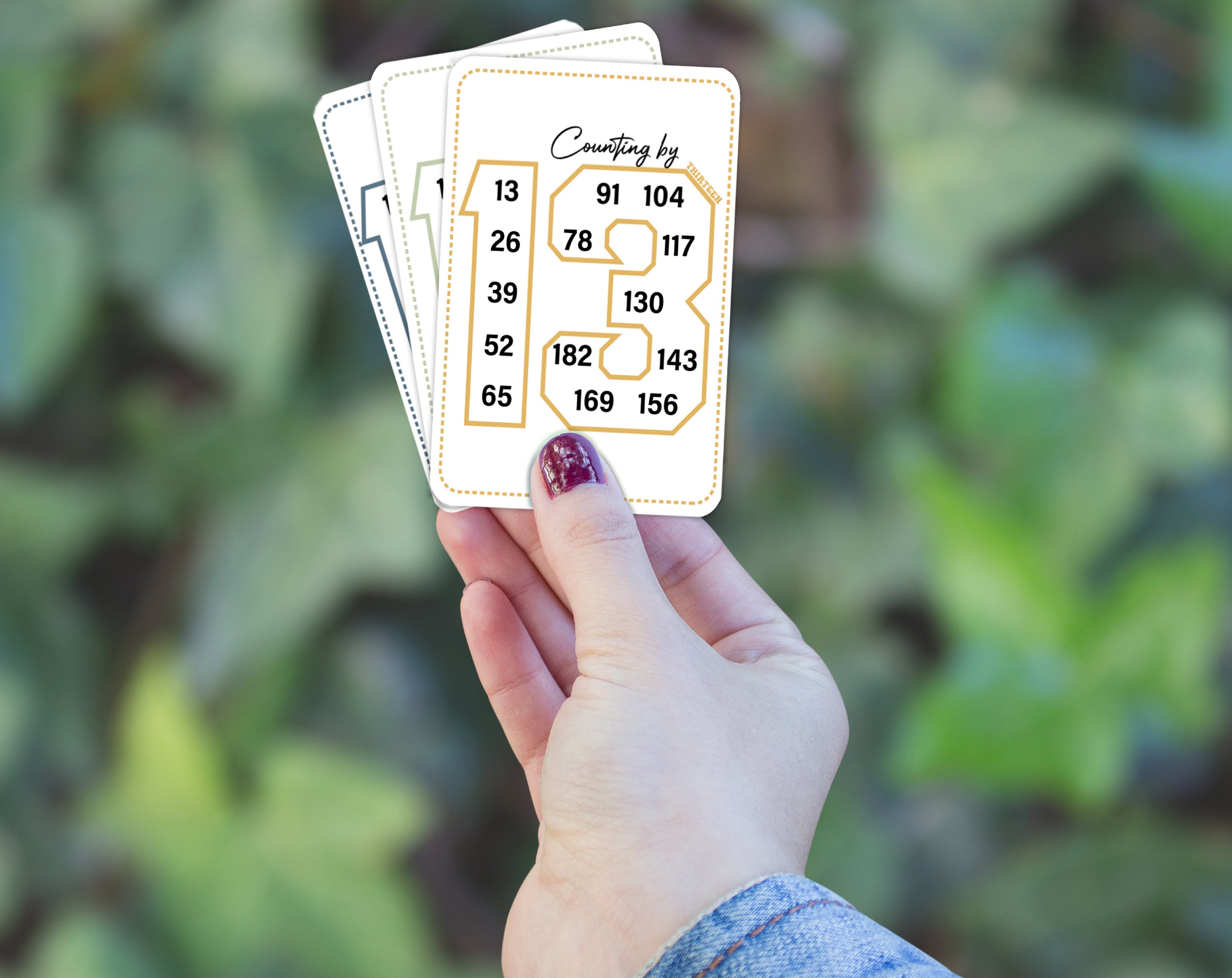 Skip Counting Cards Printable Multiplication Resources Homeschool ...