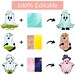 Editable Ghost Canva Frames: Spooky Halloween Clipart (digital Download ...