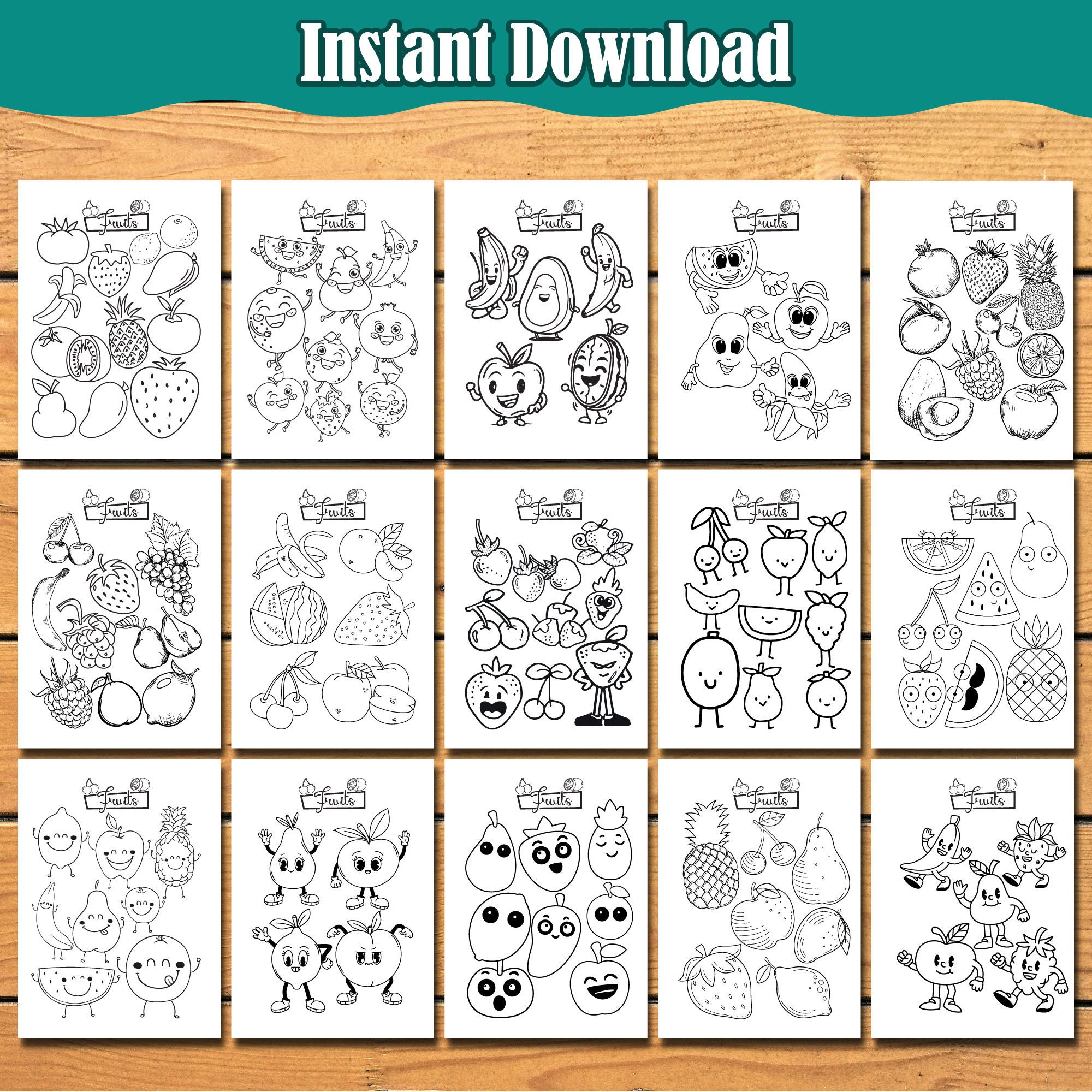 25 Printable Coloring Sheets for Kids Preschoolers Toddlers Coloring ...